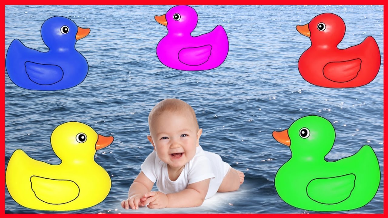 Bad Baby and Learn Colors with Ducks for Children, Toddler - Five ...
