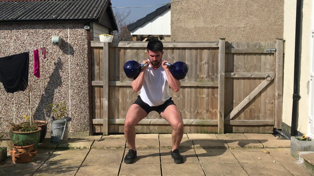Two KB Squat Clean - YouTube