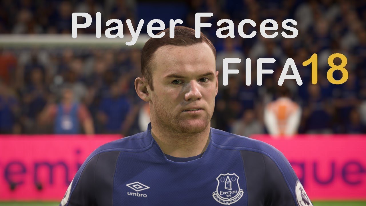 FIFA 18 Everton Player Faces - YouTube