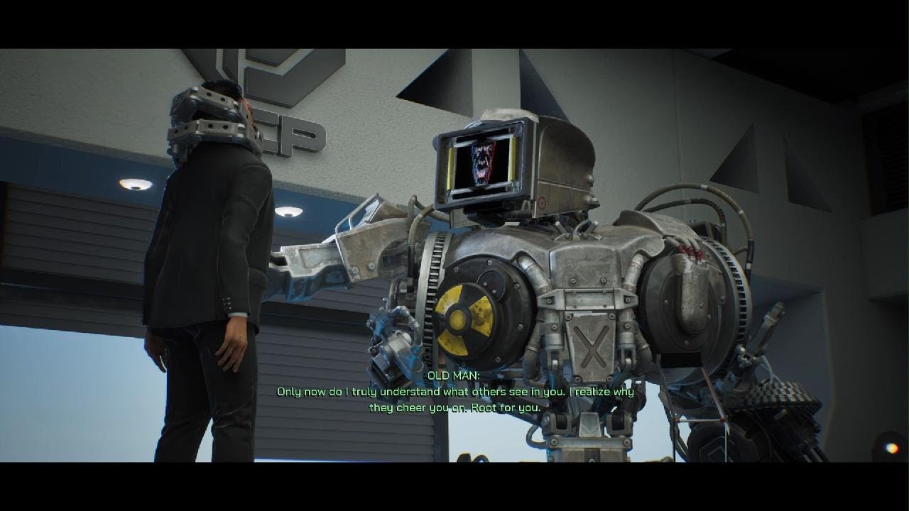 Robocop: Rogue City Old Man Boss Fight - YouTube