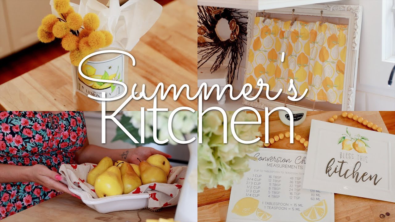 Relaxing Summer Decorate with Me | Cozy Farmette Kitchen | Slow Living ...