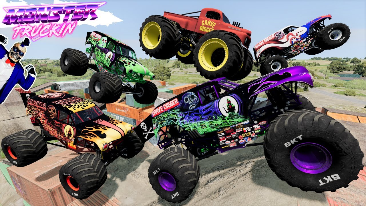 Monster Truck Mud Battle #27 | BeamNG Drive | Mace Mace Tv - YouTube