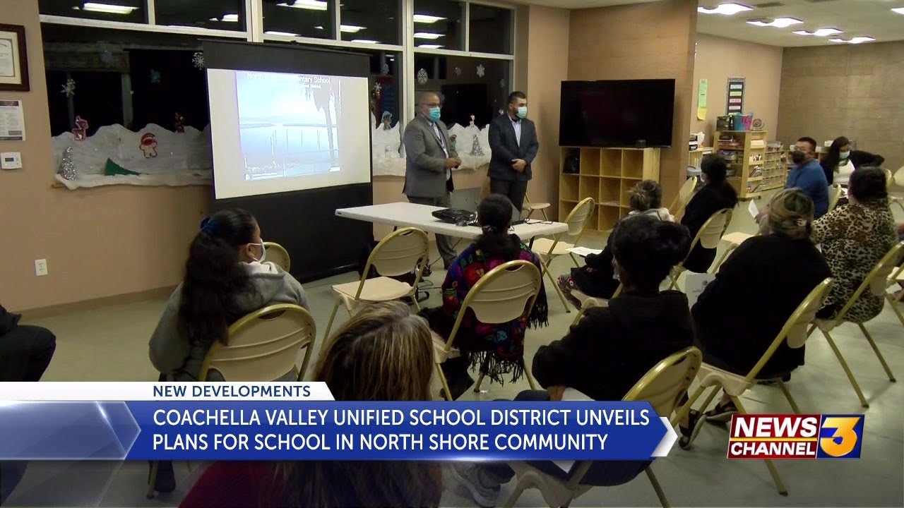 CVUSD unveils plans for school in North Shore community - YouTube
