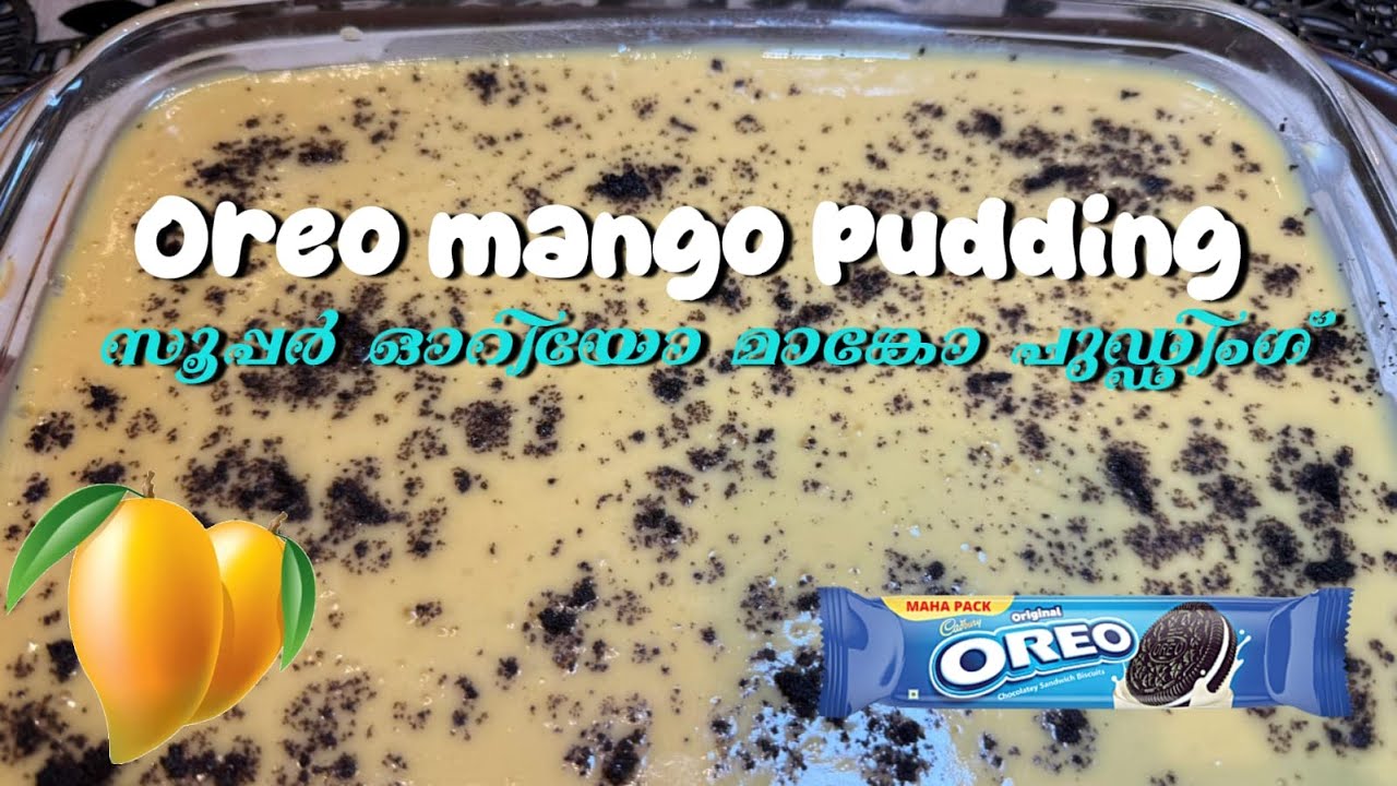 Oreo Mango Pudding | Quick & Delicious Layered Dessert 🍮 - YouTube
