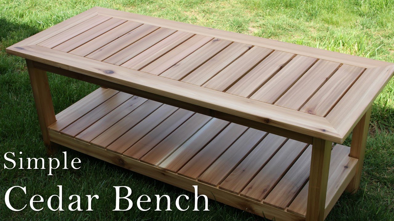 Handmade Cedar Bench With Table Solid Hand Crafted Tables, Chairs