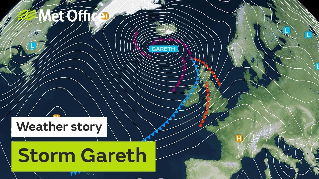 Storm Gareth will bring the UK potentially disruptive winds this week ...