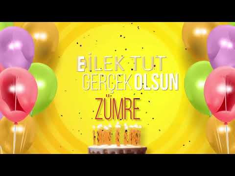 İyi ki doğdun ZÜMRE- İsme Özel Doğum Günü Şarkısı (FULL VERSİYON)