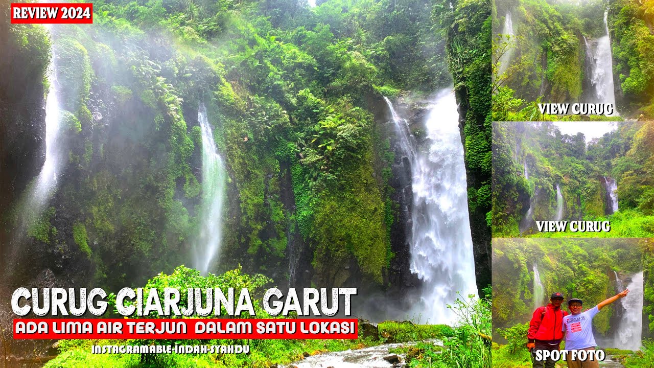 CURUG CIARJUNA GARUT||ADA LIMA AIR TERJUN DALAM SATU LOKASI ...