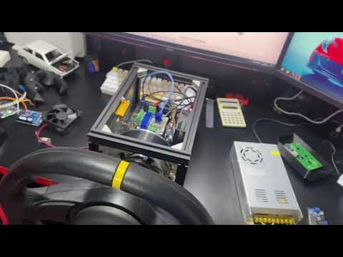 Como ficou meu volante com motor de hoverboard - YouTube
