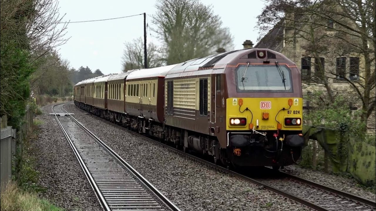 67024 VSOE Pullman - Historic Bath @ Avoncliff - 28/02/24 - YouTube