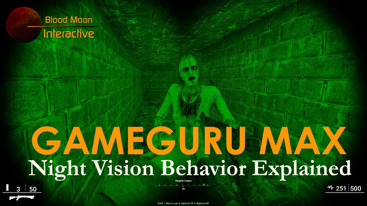 GameGuru Max Tutorial - Night Vision Behavior Explained - YouTube