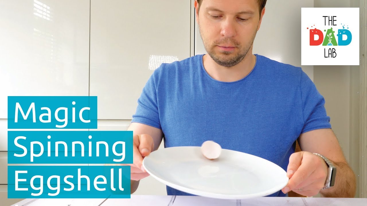 How To Make Eggshell Spin On A Plate | Fun Kids Activities - YouTube
