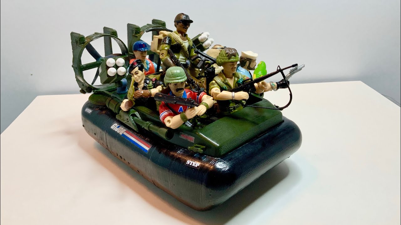 Baby W.H.A.L.E Hovercraft custom 3d printed prototype - YouTube