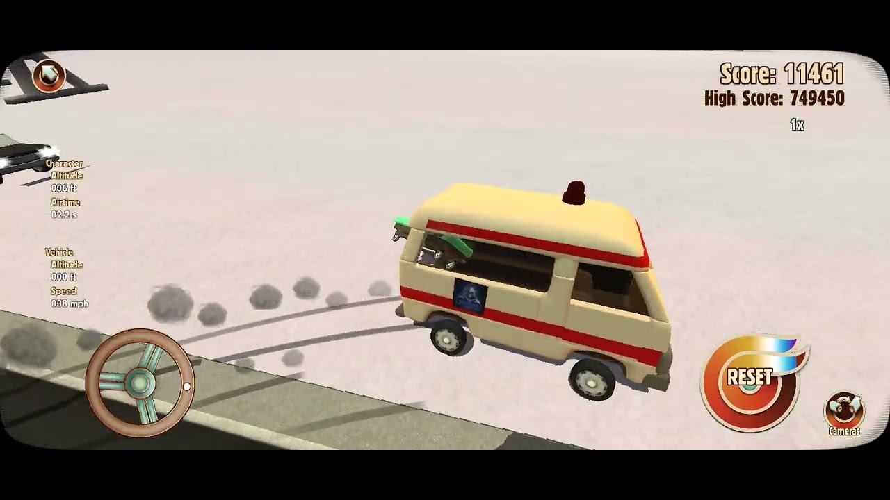 The paramedic had to make a quick "pit" stop.. (Turbo Dismount fail ...