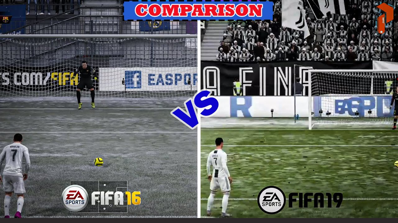 FIFA 16 vs. FIFA 19 PS5 Comparison! (Gameplay, Graphics, Player ...