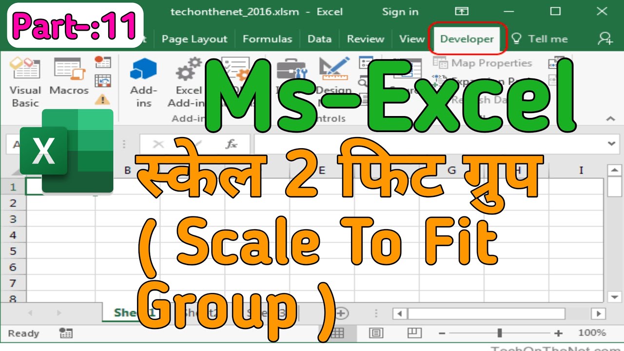 Scale To Fit Group || Advance Excel Course || Part 11 || #zintinstitute ...