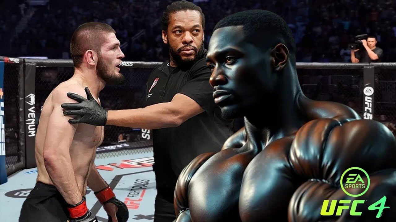 Khabib Nurmagomedov vs. Black Tattoo Bodybuilder (EA sports UFC 4 ...