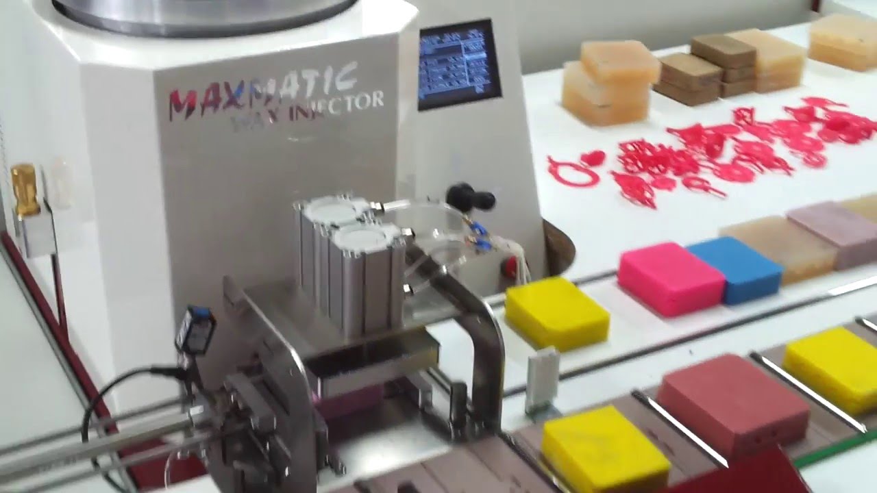 Maxmatic Conveyor System For Wax Injection - YouTube