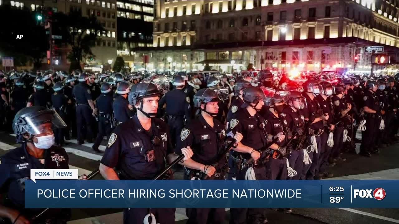 Police Officer Hiring Shortage Nationwide - YouTube