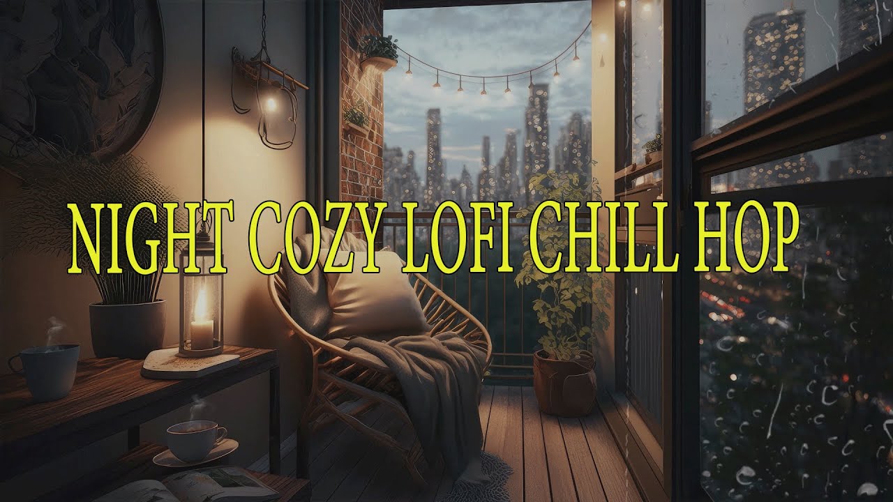 Night Cozy Lofi Chill Hop for Relax, Coffee 🎶 Deep Focus, Relaxing ...