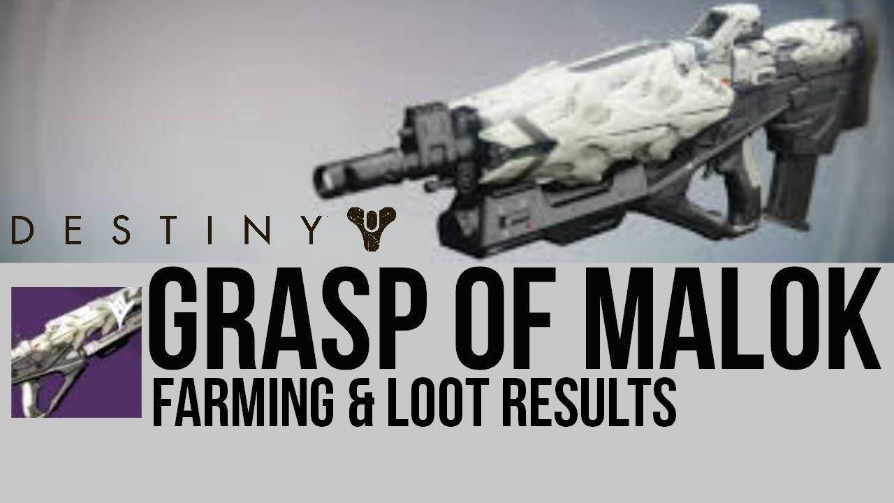 DESTINY - Grasp of Malok Farming / God Roll & Omnigul Beat - YouTube
