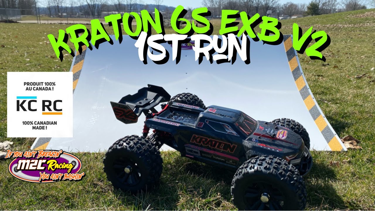 all new @ARRMARC KRATON 6s EXB 1st run and testing out the KCrc ramp # ...