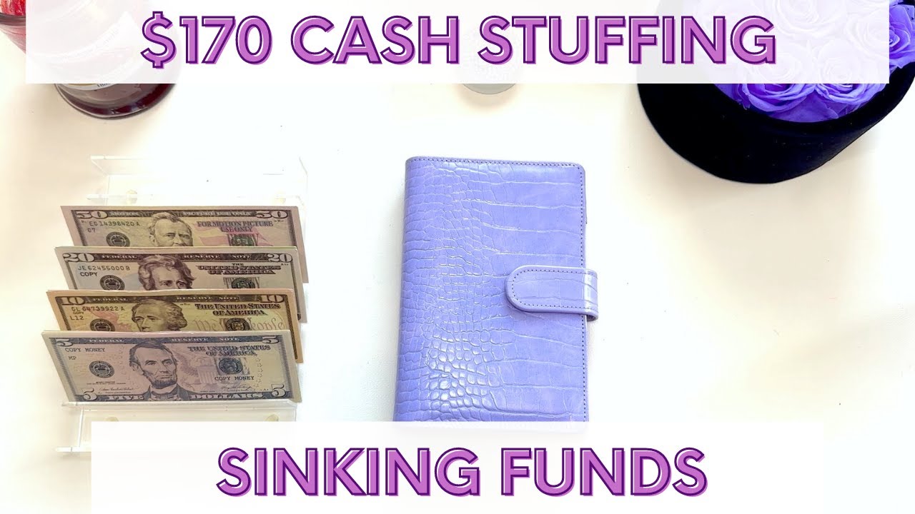 Stuffing $170 in My Sinking Funds | Digital Cash Stuffing - YouTube