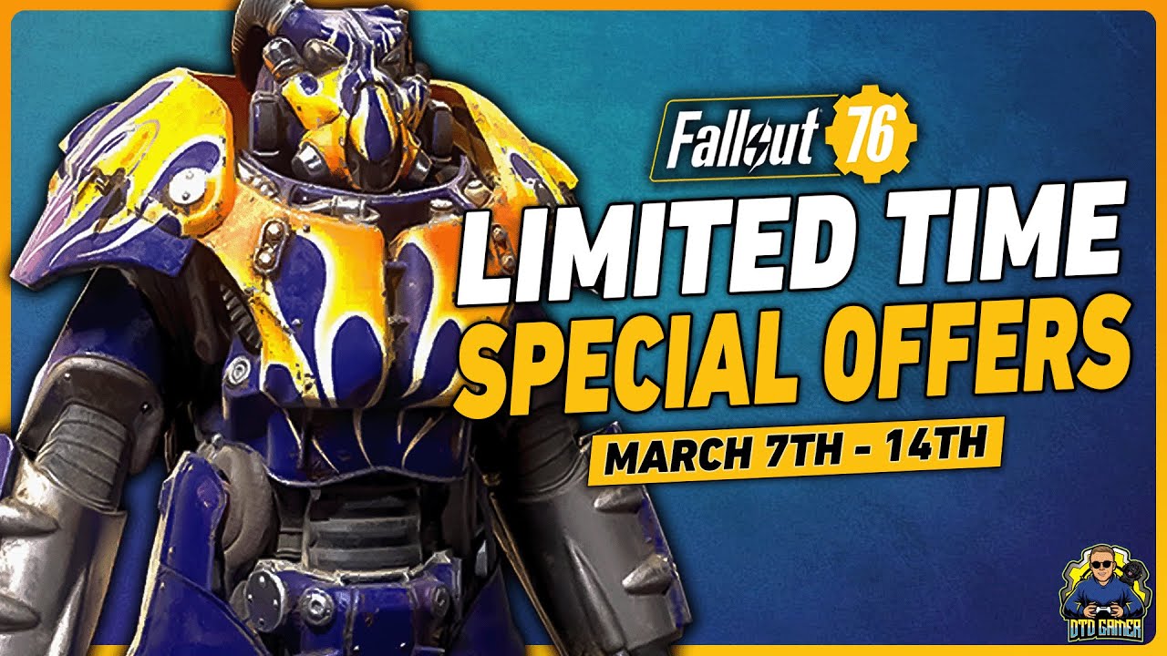 NEW SPECIAL OFFERS Coming to Fallout 76 Atomic Shop! - YouTube