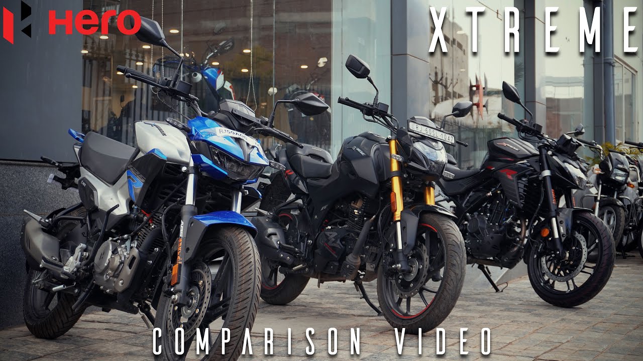 HERO XTREME 125R, 160R, 250R | New Price & Features! - YouTube
