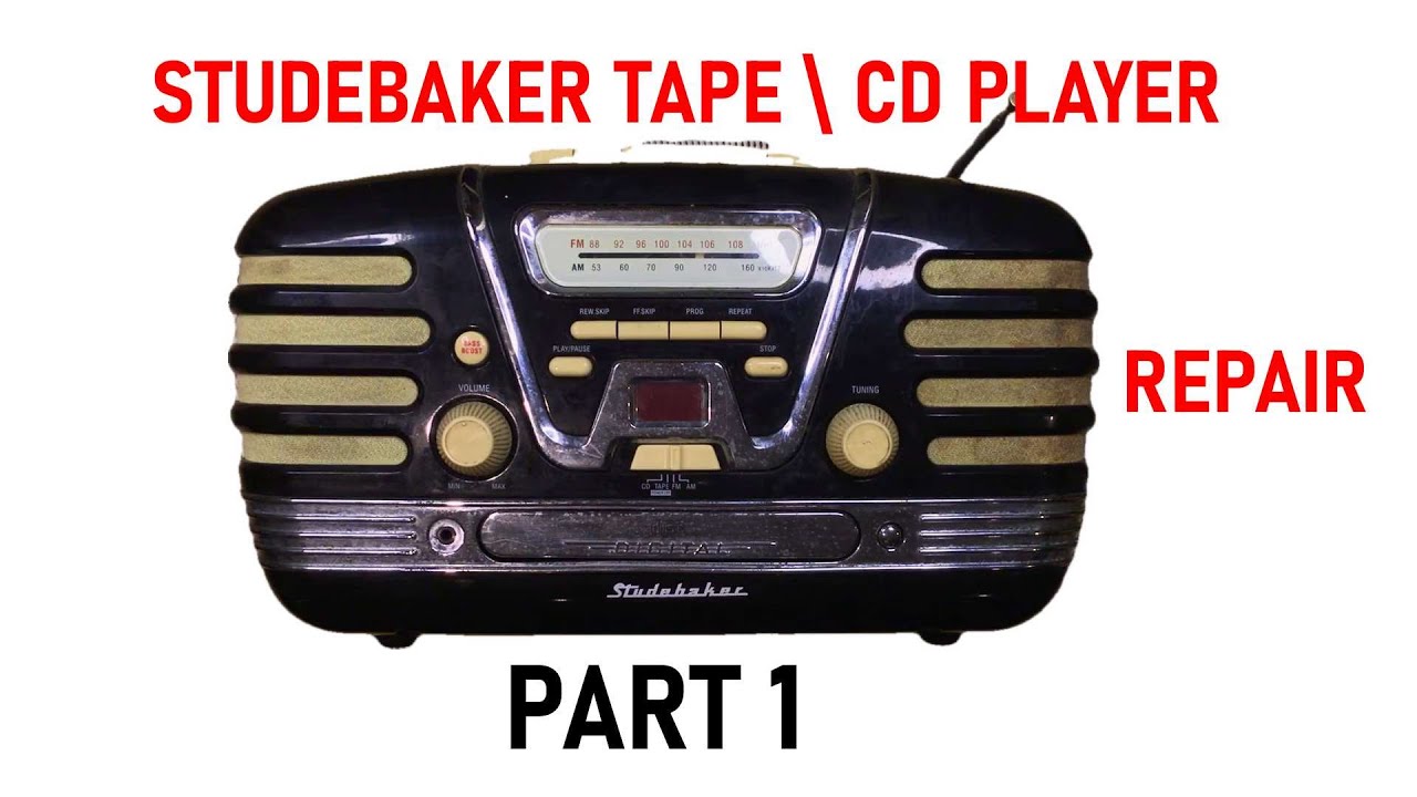 Part1 - Repairing a 'Retro' Studebaker Cassette/CD Player - YouTube