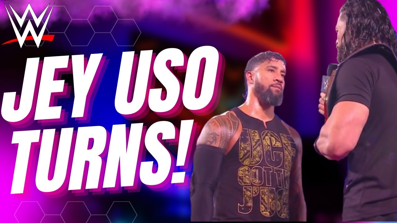 WWE Jey Uso Turns On Roman Reigns! Jey Uso Destroys Roman Reigns ...