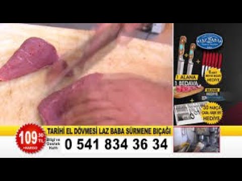 TARİHİ EL DÖVMESİ LAZ BABA SÜRMENE BIÇAĞI YEPYENİ KAMPANYA