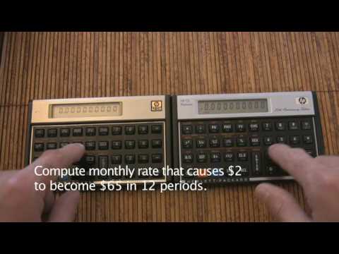 Comparison of the calculation speed of the HP12C Original vs. the HP12C ...
