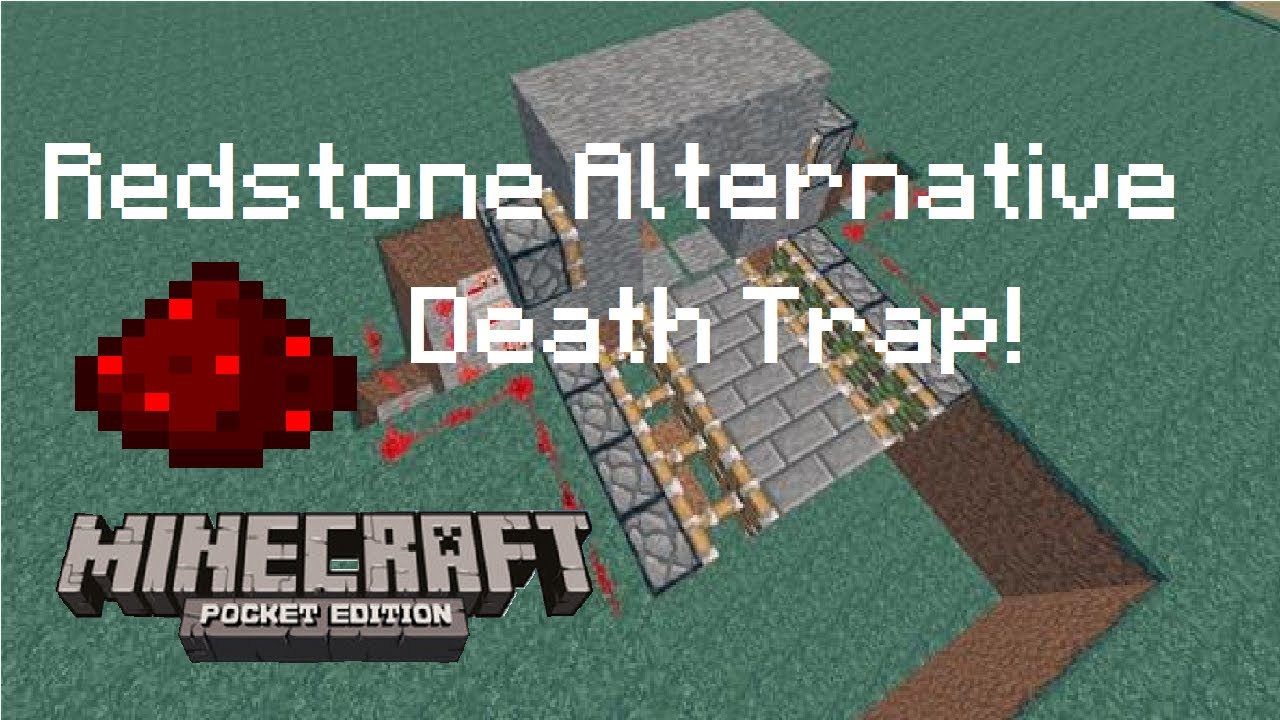 Redstone Alternative Death Trap - Minecraft Pocket Edition - YouTube