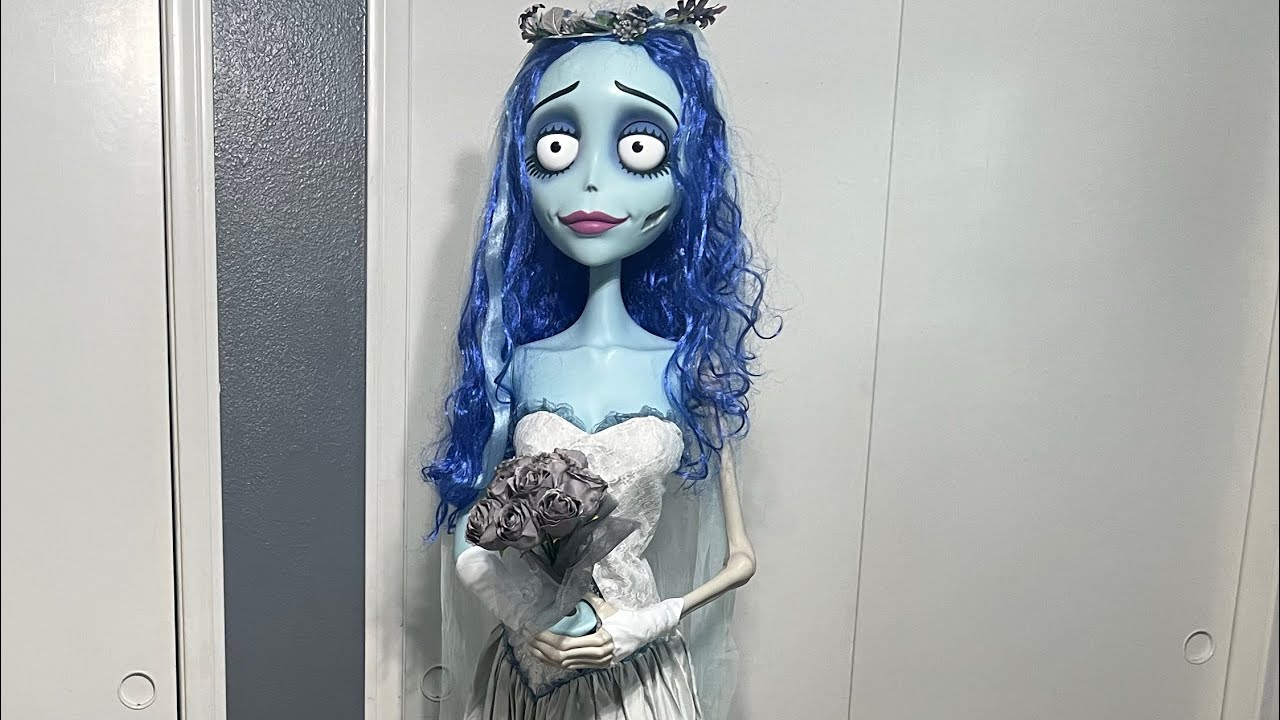 Spirit Halloween Emily from corpse bride - YouTube