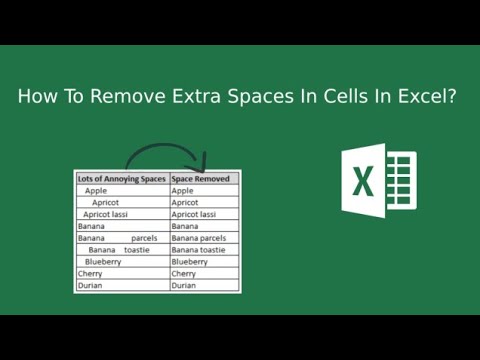 HOW TO 😱REMOVE EXTRA SPACE IN EXCEL💫 @techvk250 - YouTube