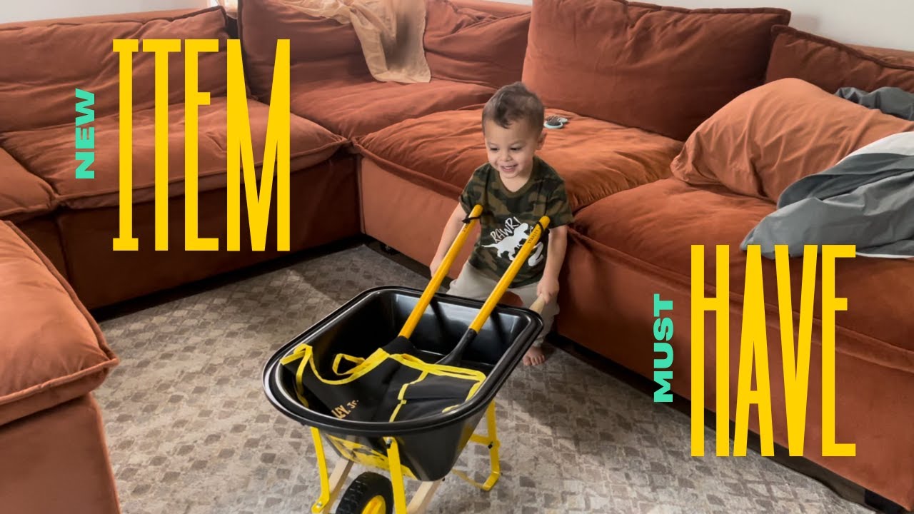 Stanley Jr. Wheelbarrow build from Costco - YouTube