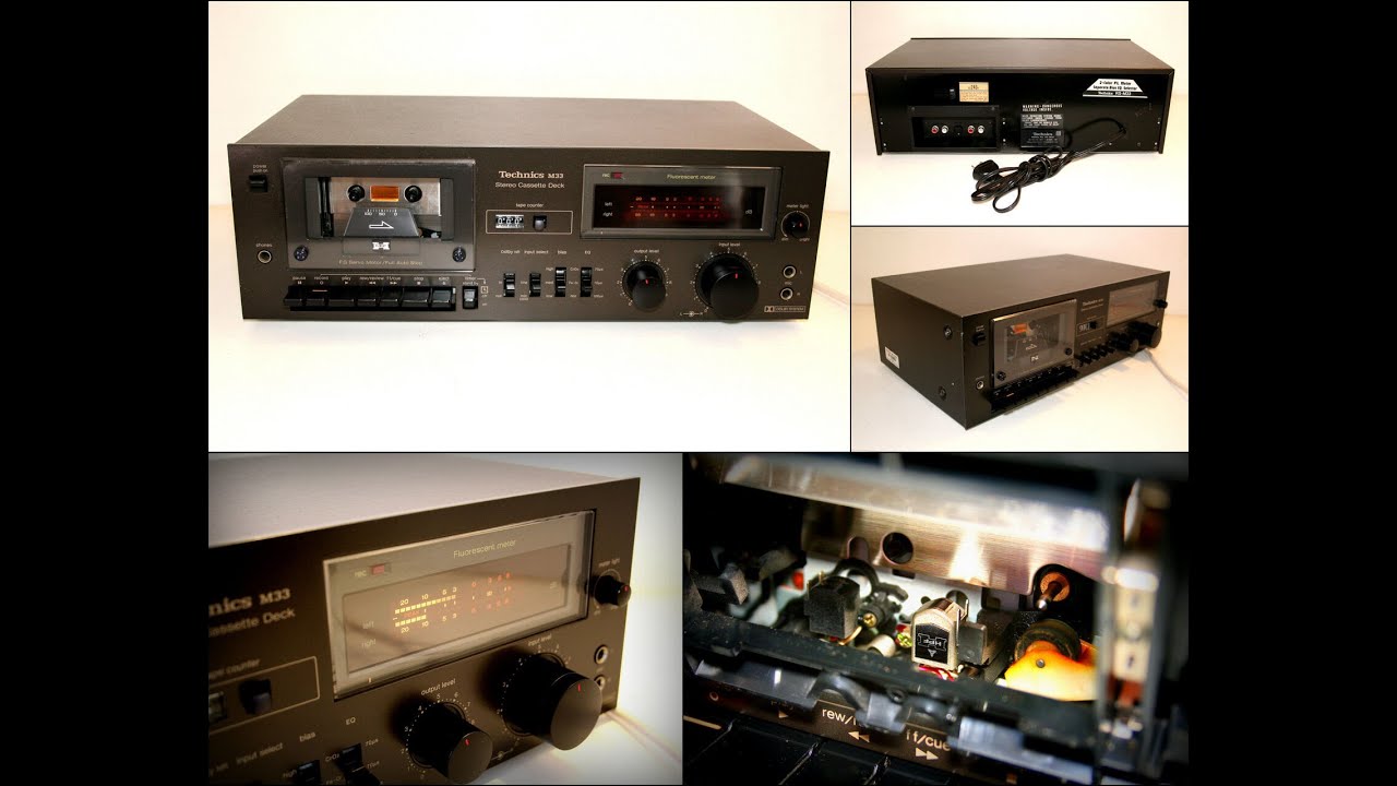 TECHNICS RS-M33 Stereo Cassette Dec - YouTube