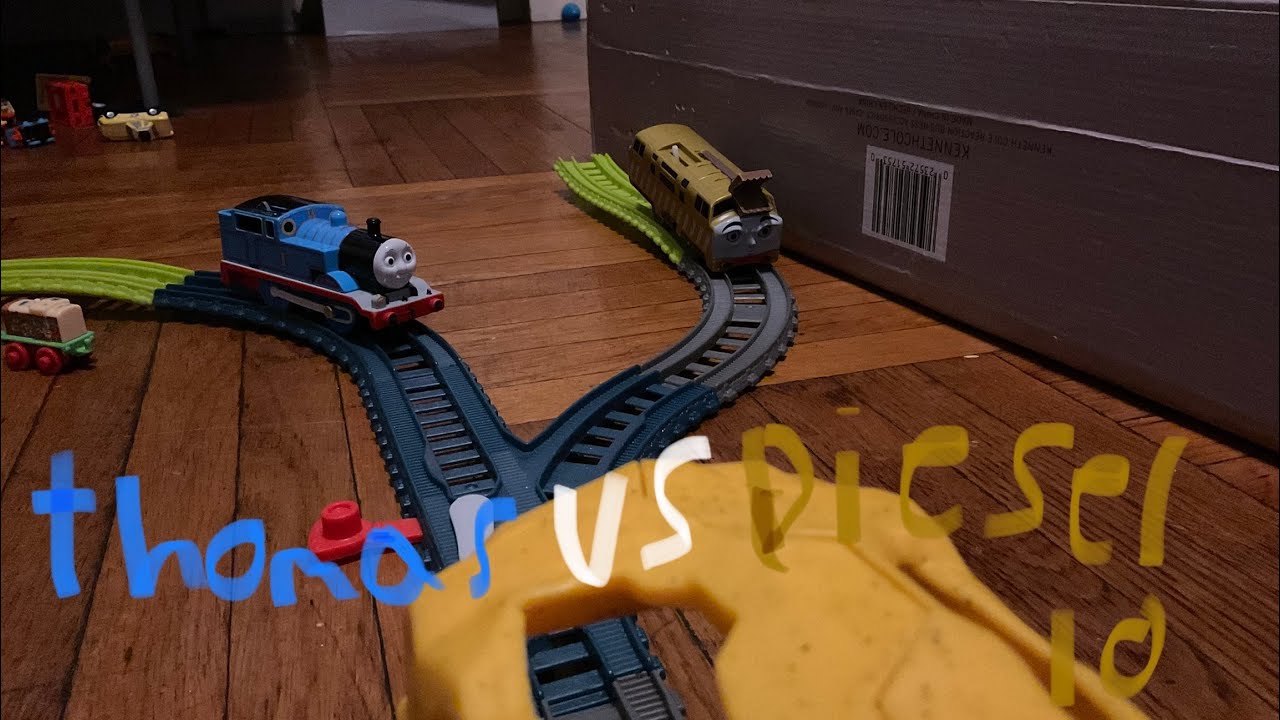 Tomy soder races Thomas vs diesel 10 - YouTube