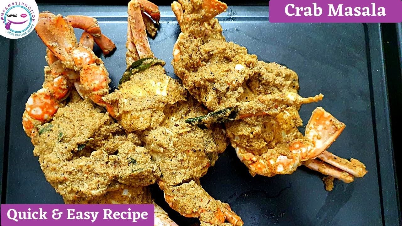Crab Masala|How to make crab curry indian style|Chettinad Crab Masala ...