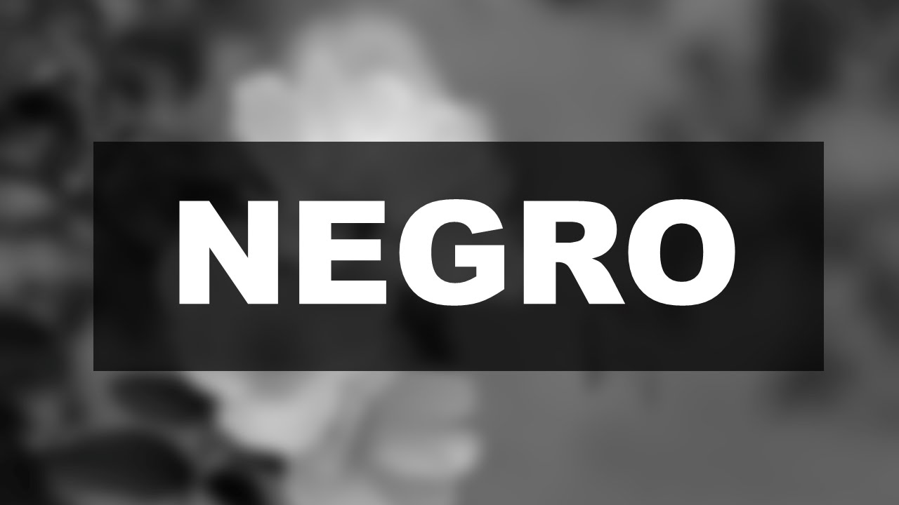 Significado del color NEGRO - Significado de los Colores - YouTube