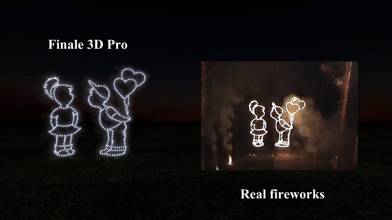 Lancework in Finale 3D Pro & Real Fireworks - YouTube