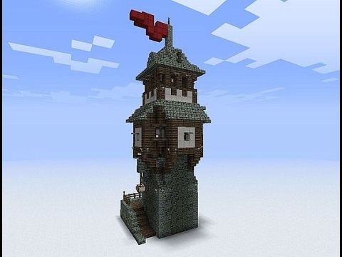 How to build a pro Minecraft guard tower (IN 3 MIN.) - YouTube