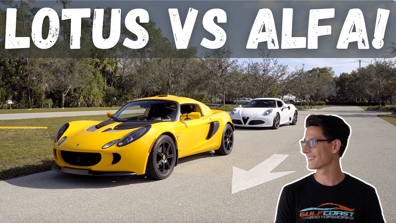 Driving an Alfa Romeo 4C & Lotus Exige | Car REVIEW - YouTube