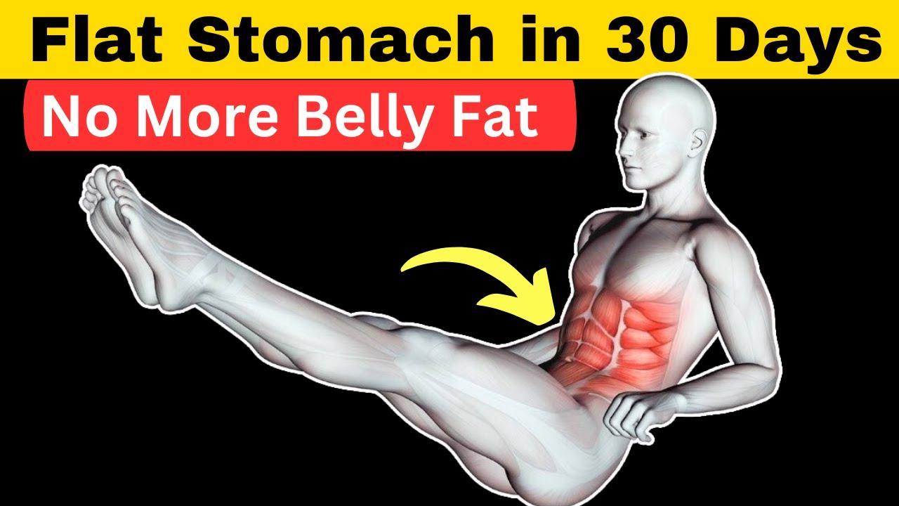 3 Exercises to Flatten Your Belly at Home, Flat Stomach in 30 days ...