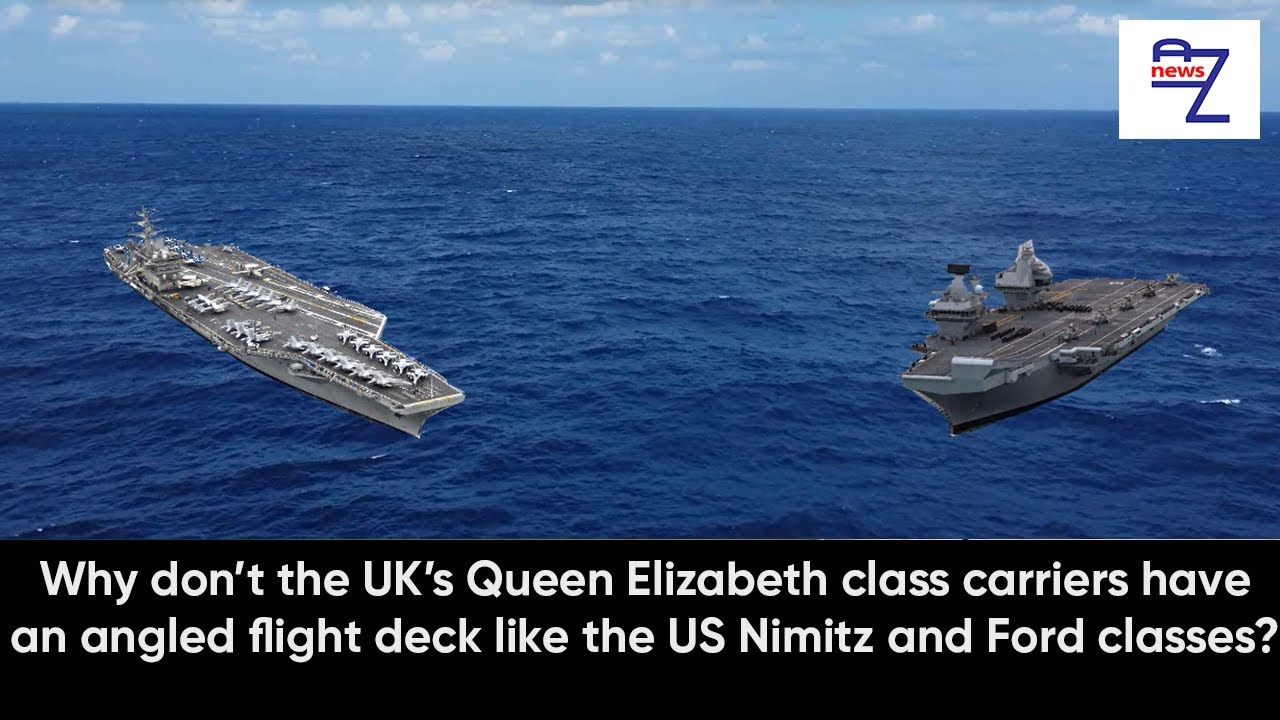 Why don’t the UK’s Queen Elizabeth class carriers have an angled flight ...