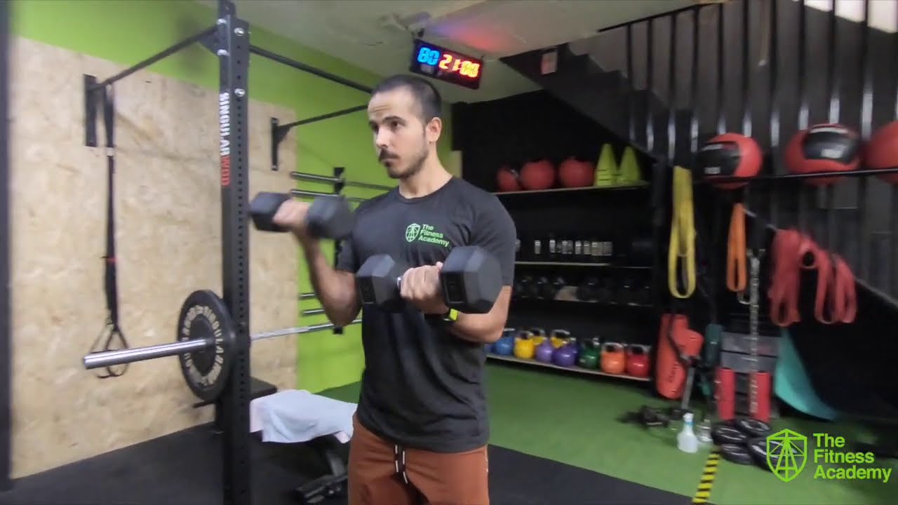 Dumbbell Iso Dynamic Biceps Curls (TFA) - YouTube
