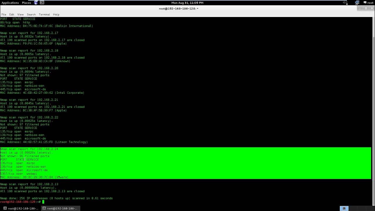 Nmap scan (TCP SYN, Version Detection scan and OS Detection scan) - YouTube