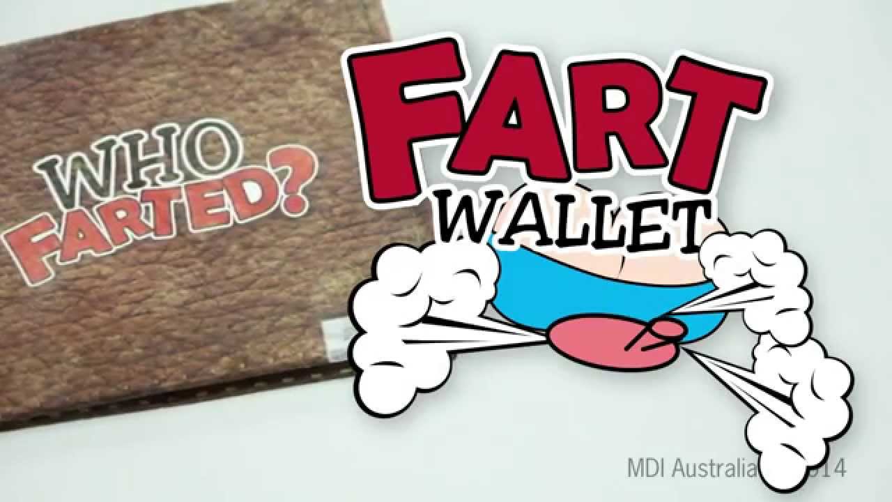 Farting Wallet from MDI Australia - YouTube
