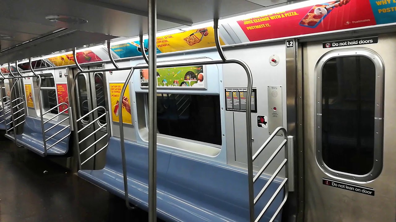 Riding R179 C train: Broadway Junction - Euclid Ave - YouTube